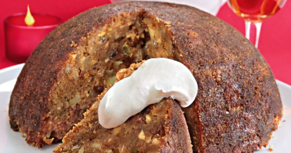 Originální recept: Anglický vánoční puding